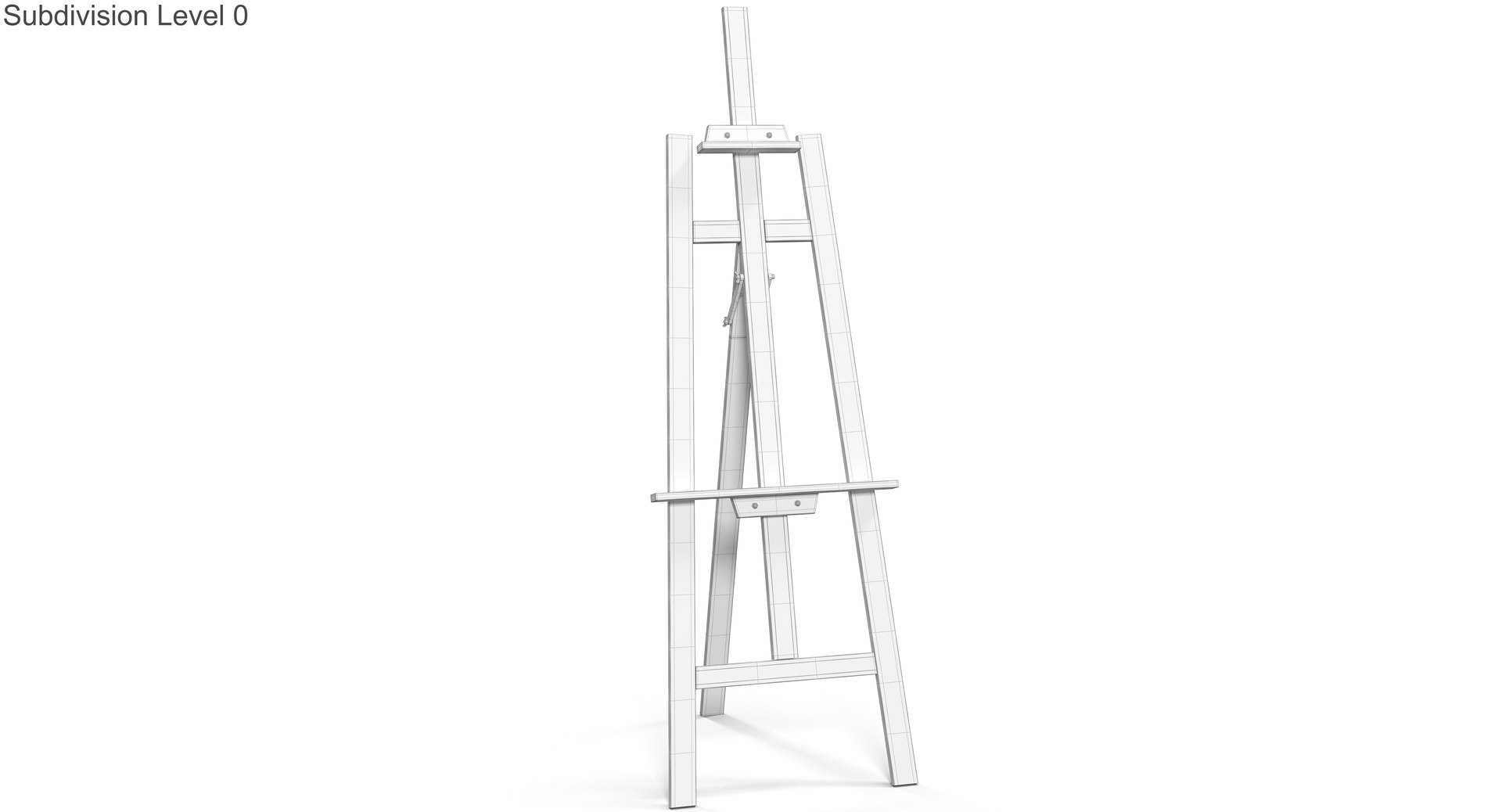 3d model easel stand
