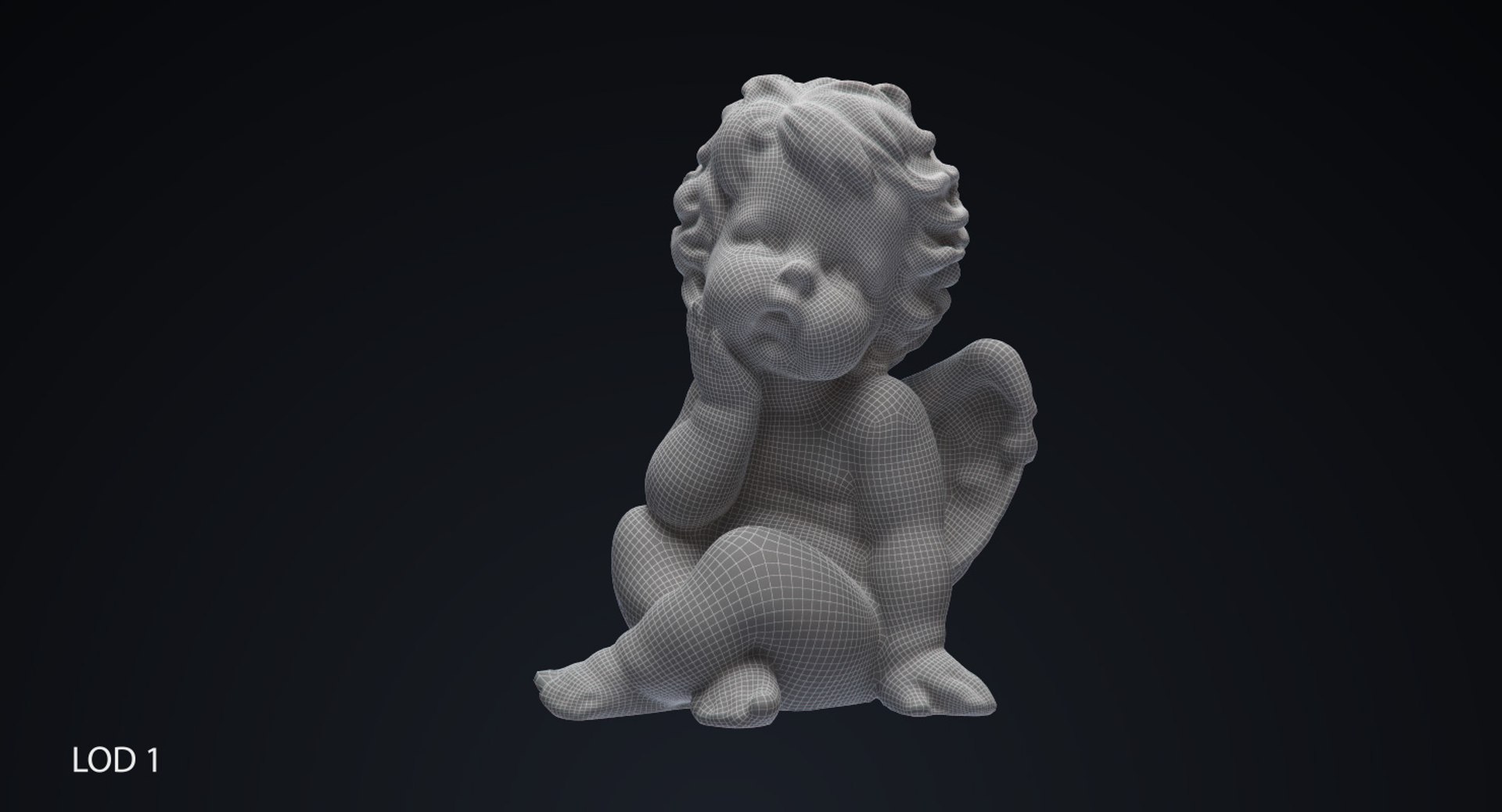 3d model little angel
