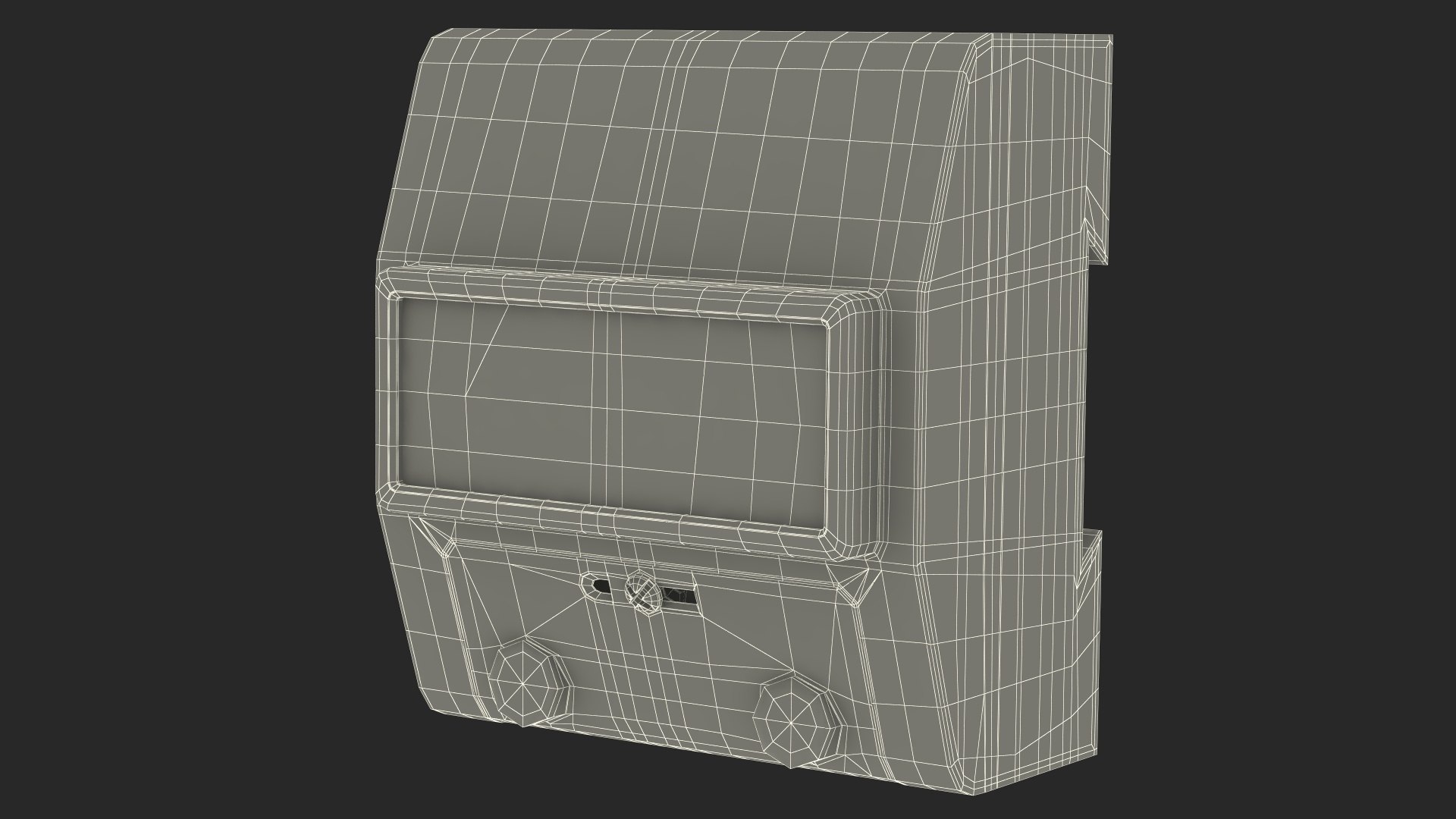 3D Electromechanical Electricity Meter Model - TurboSquid 2054529