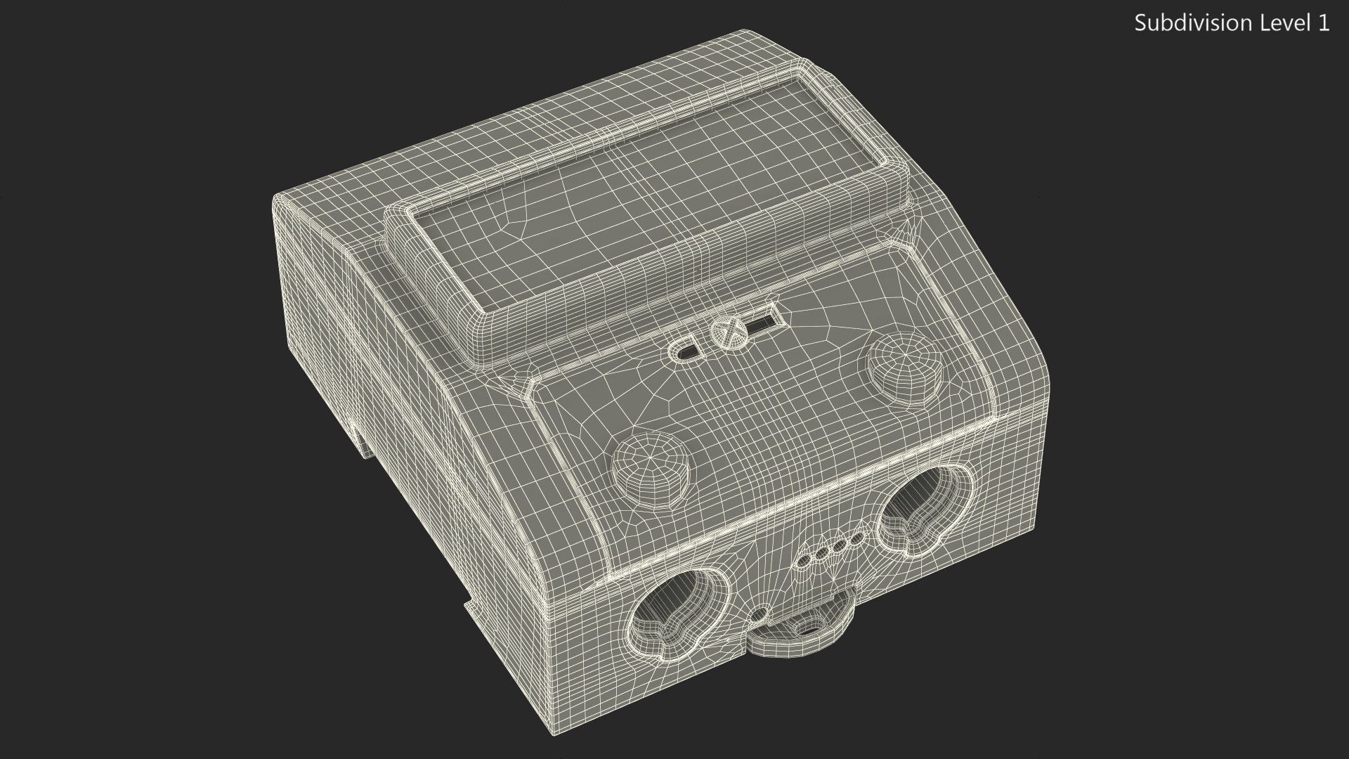 3D Electromechanical Electricity Meter Model - TurboSquid 2054529