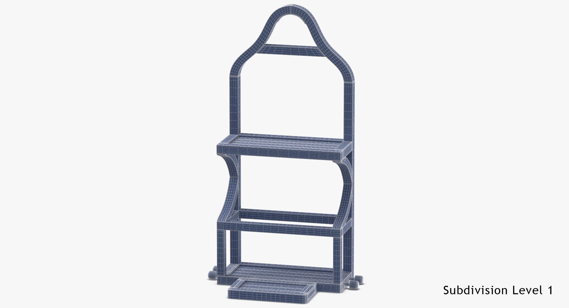 3D Wooden Hanging Shelf Model - TurboSquid 1303771