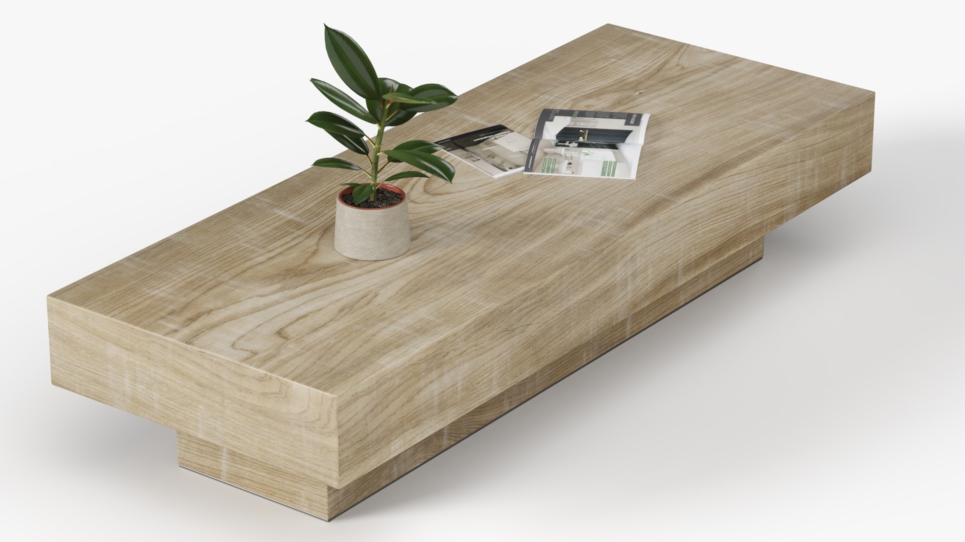 3D Block Coffee Table model - TurboSquid 2171483