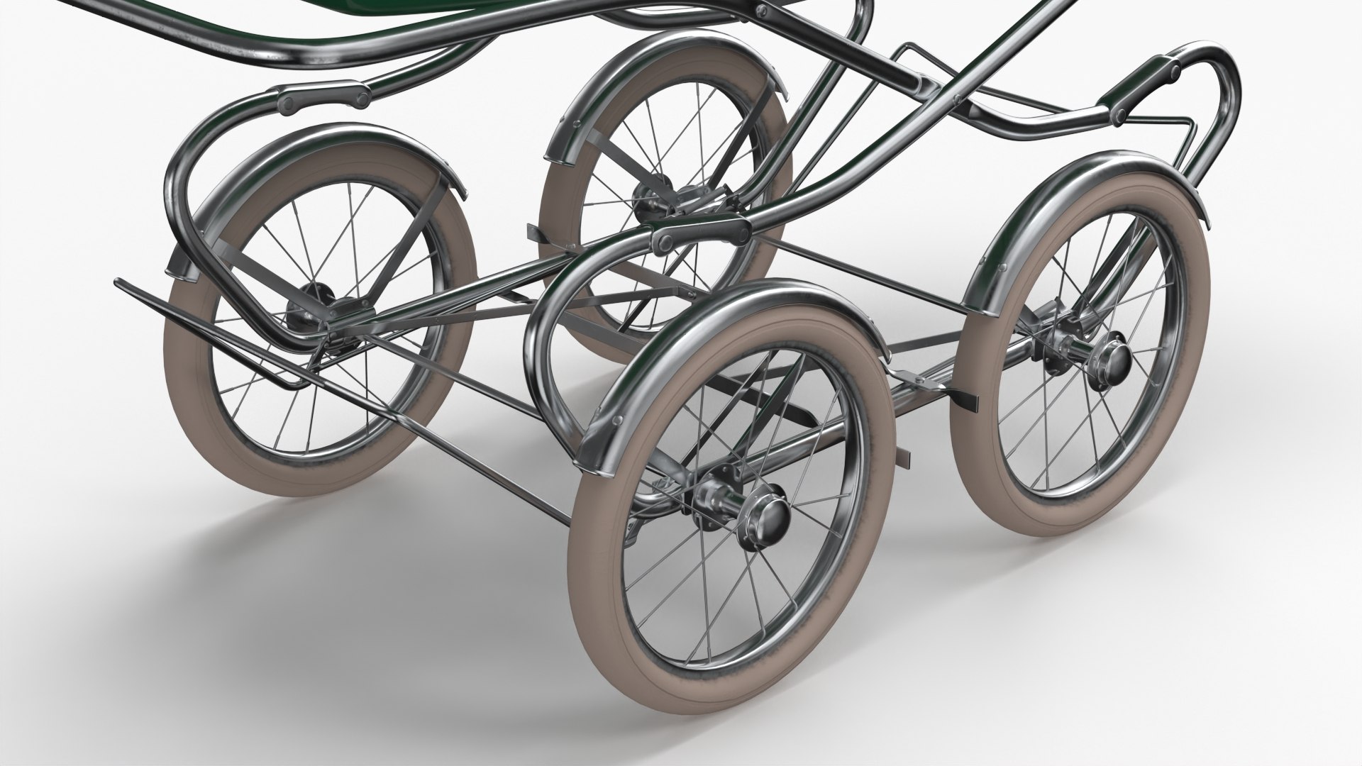 Bilt Rite Vintage Sleeping Stroller With Canopy Folded Model ...