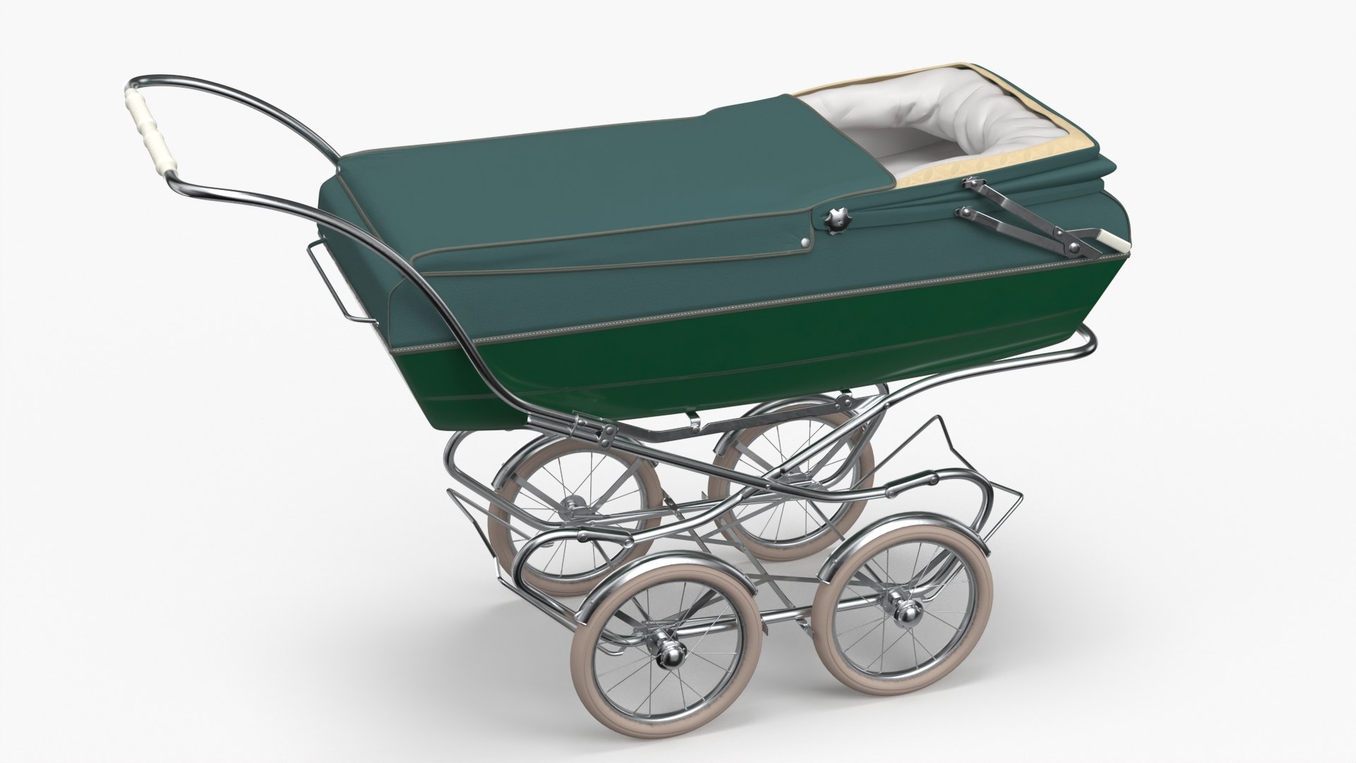 Bilt Rite Vintage Sleeping Stroller With Canopy Folded Model ...