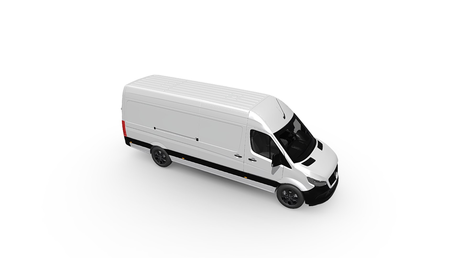 3D Model New Mercedes-Benz Sprinter Cargo Van H2 L3 - TurboSquid 2260266