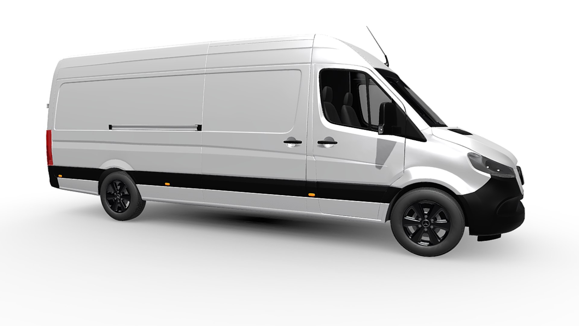 3D Model New Mercedes-Benz Sprinter Cargo Van H2 L3 - TurboSquid 2260266