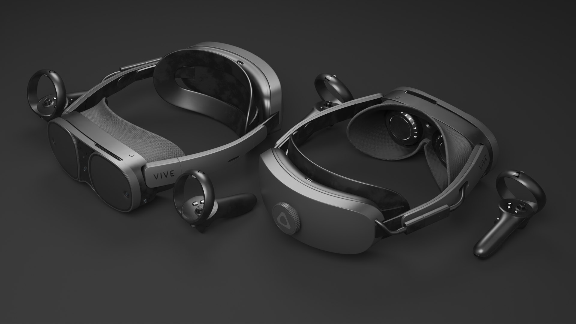 3D Model HTC Vive XR Elite With Controllers - TurboSquid 2185721