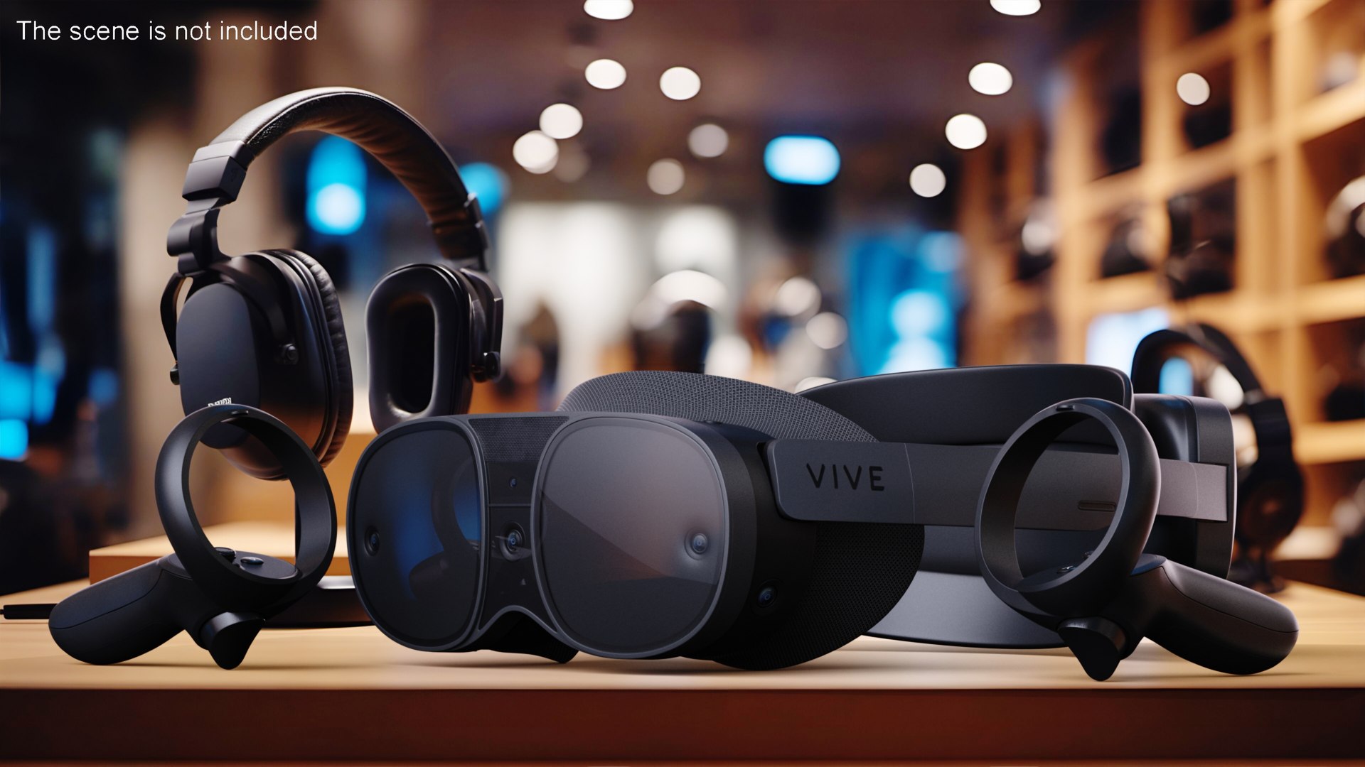 3D Model HTC Vive XR Elite With Controllers - TurboSquid 2185721