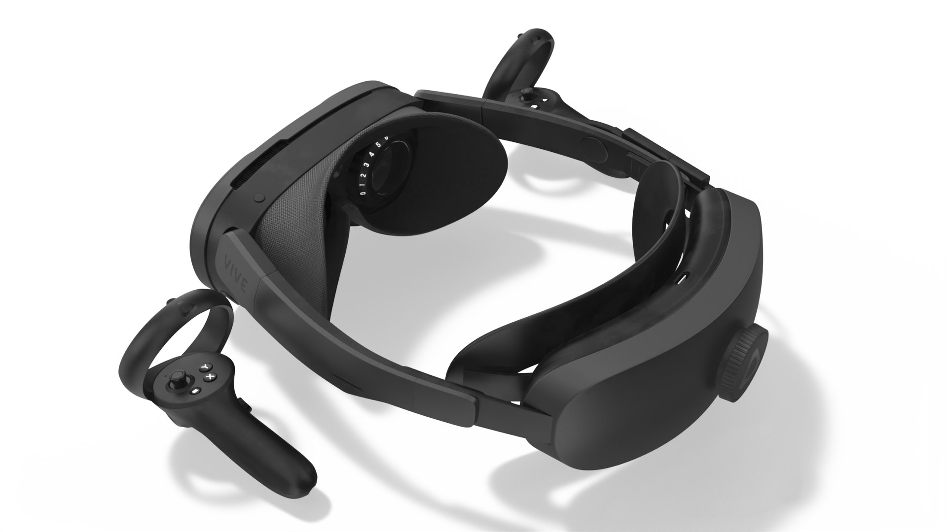 3D Model HTC Vive XR Elite With Controllers - TurboSquid 2185721