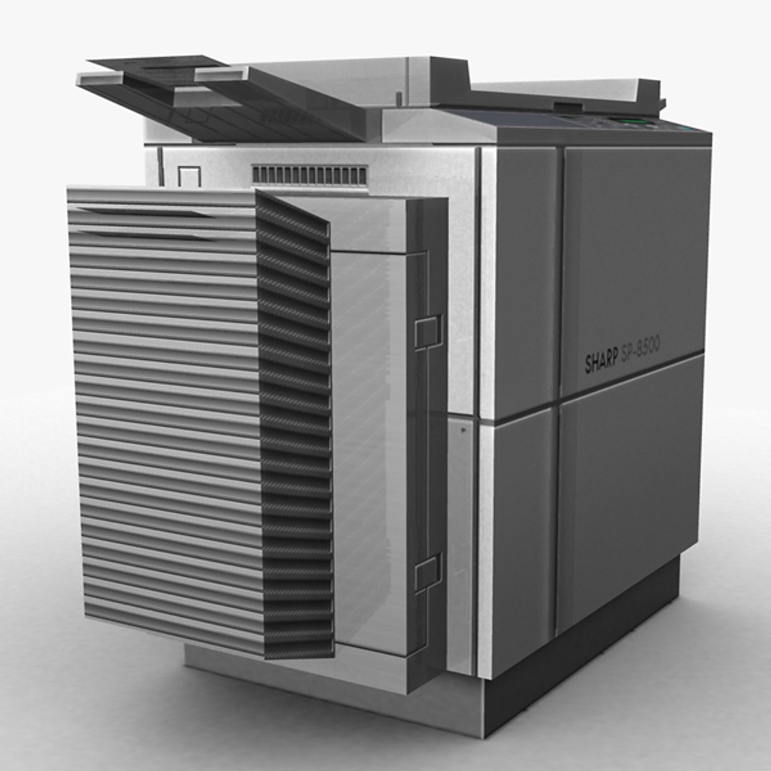 3d Copier Office Peripheral Model