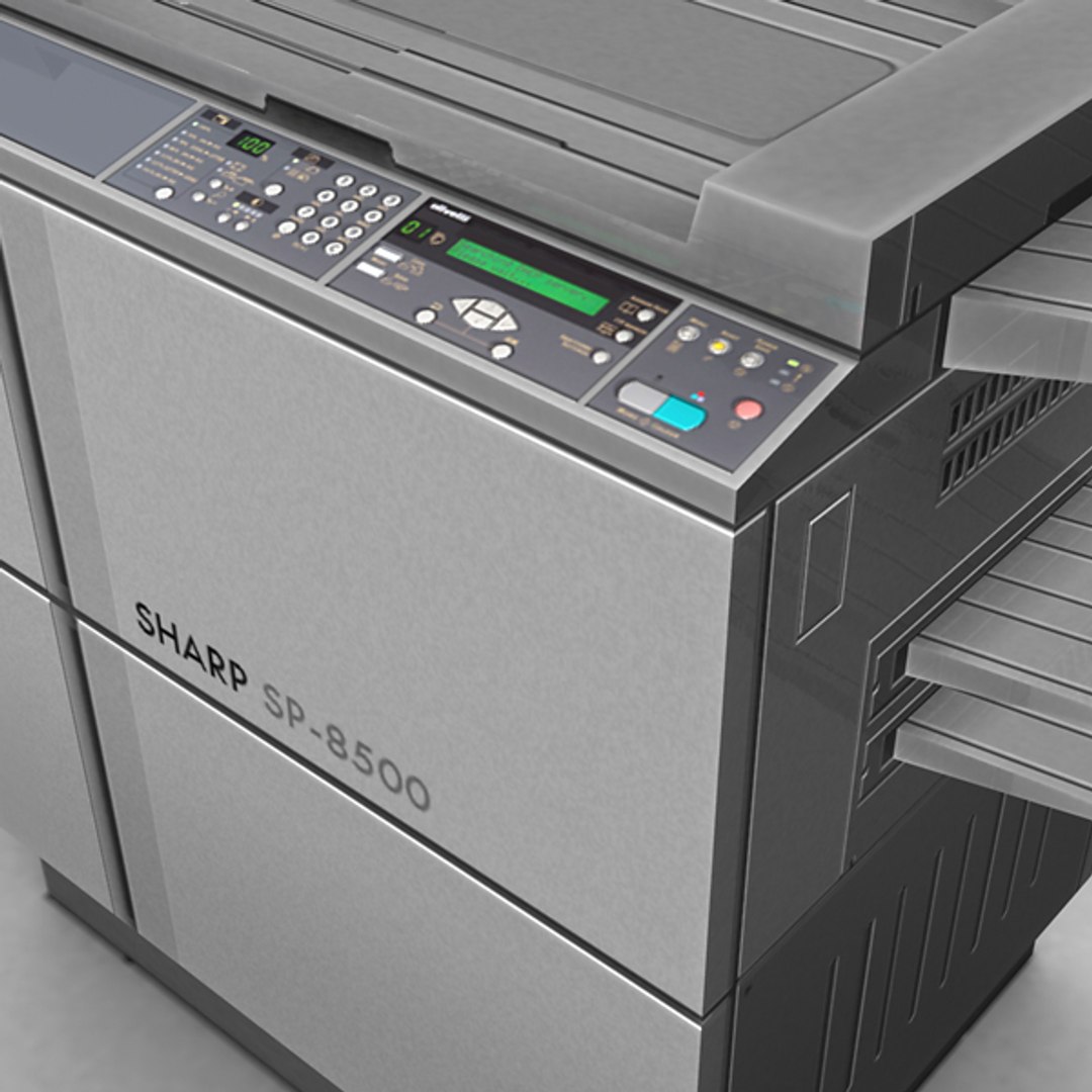 3d Copier Office Peripheral Model
