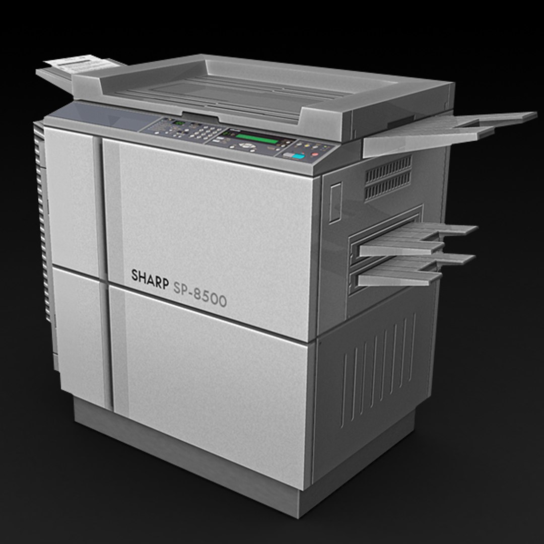 3d Copier Office Peripheral Model