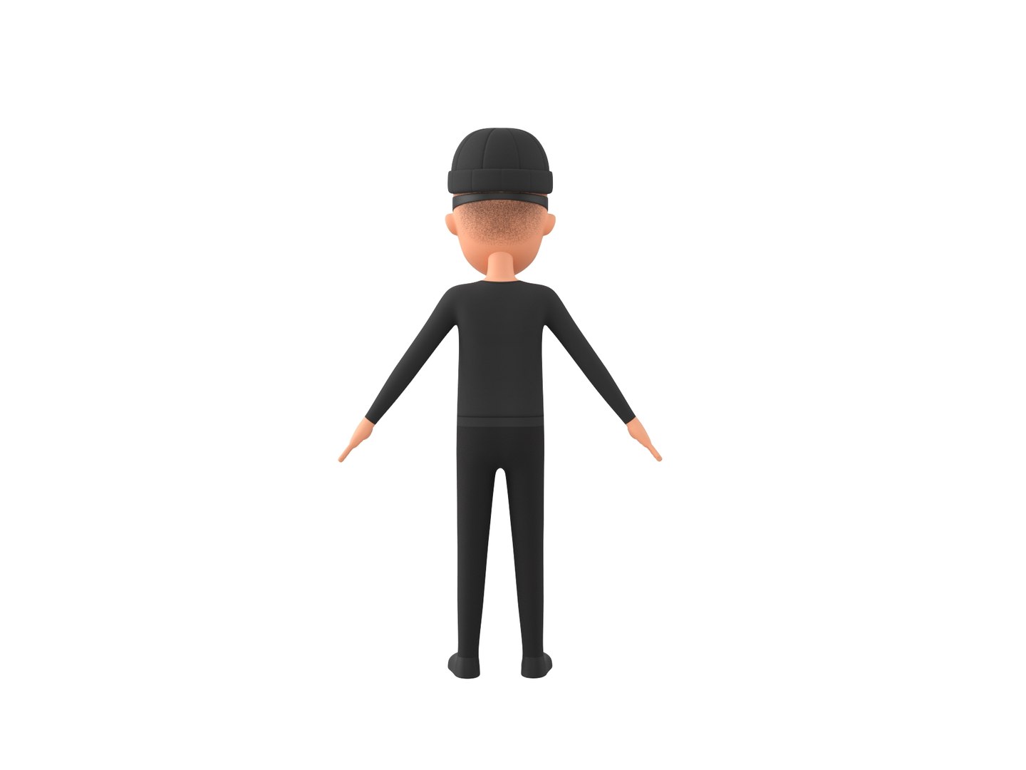 3D Character123 Rigged Robber Model - TurboSquid 1759407