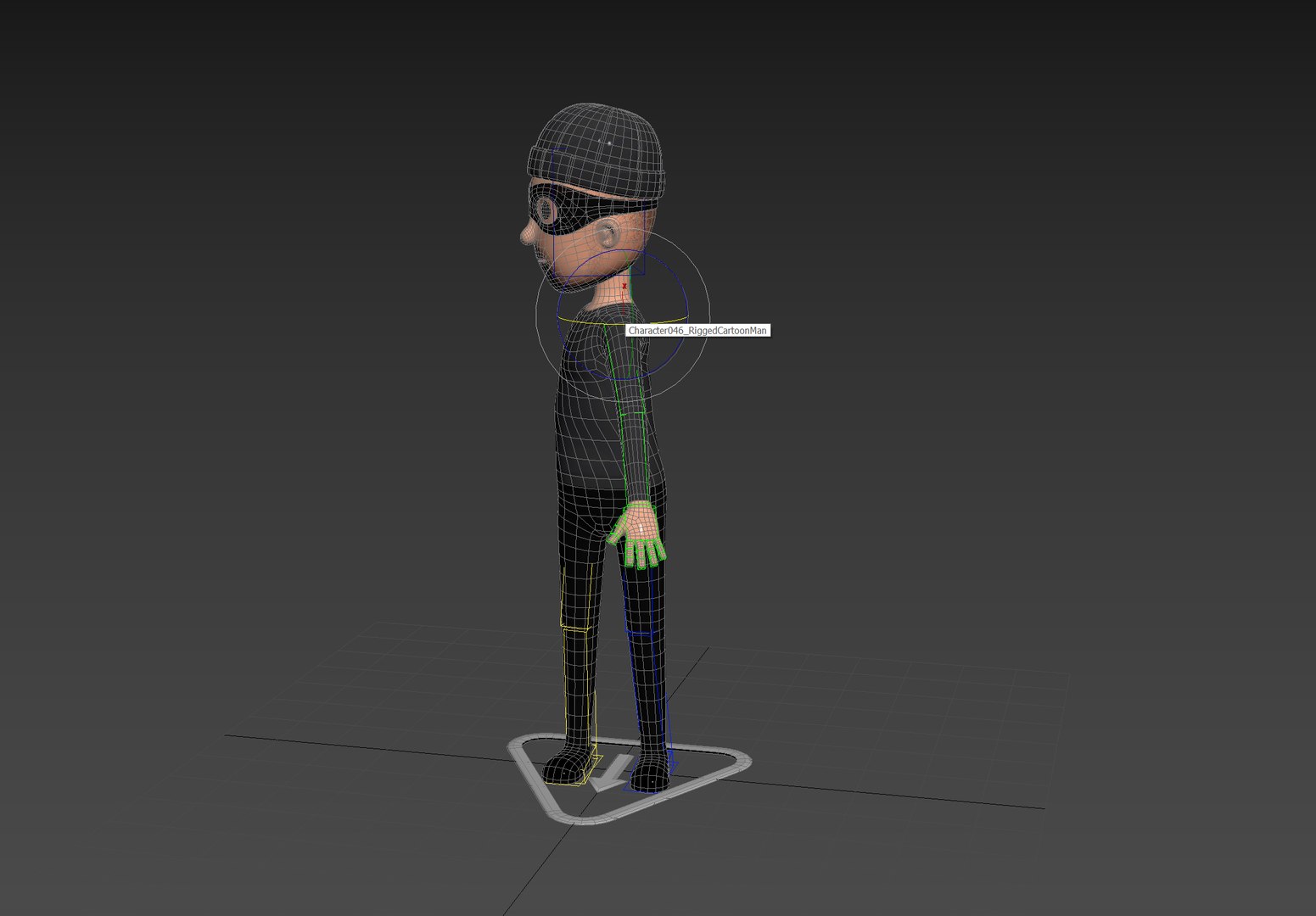 3D Character123 Rigged Robber Model - TurboSquid 1759407