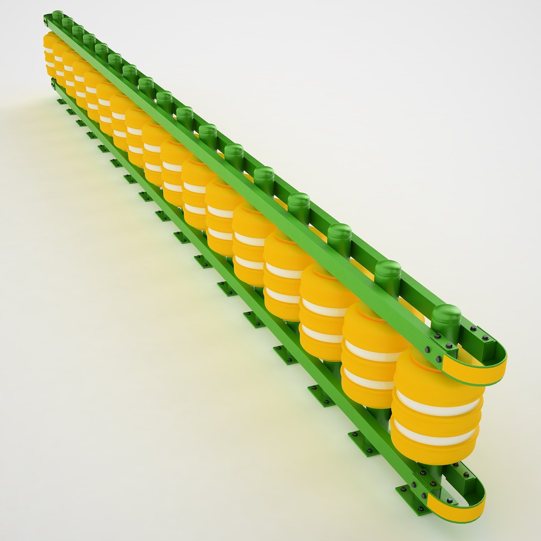 Safety Roller Barrier 3D Model - TurboSquid 1622010