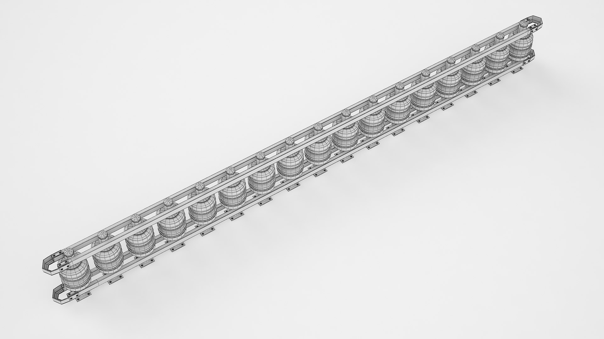 Safety Roller Barrier 3D Model - TurboSquid 1622010
