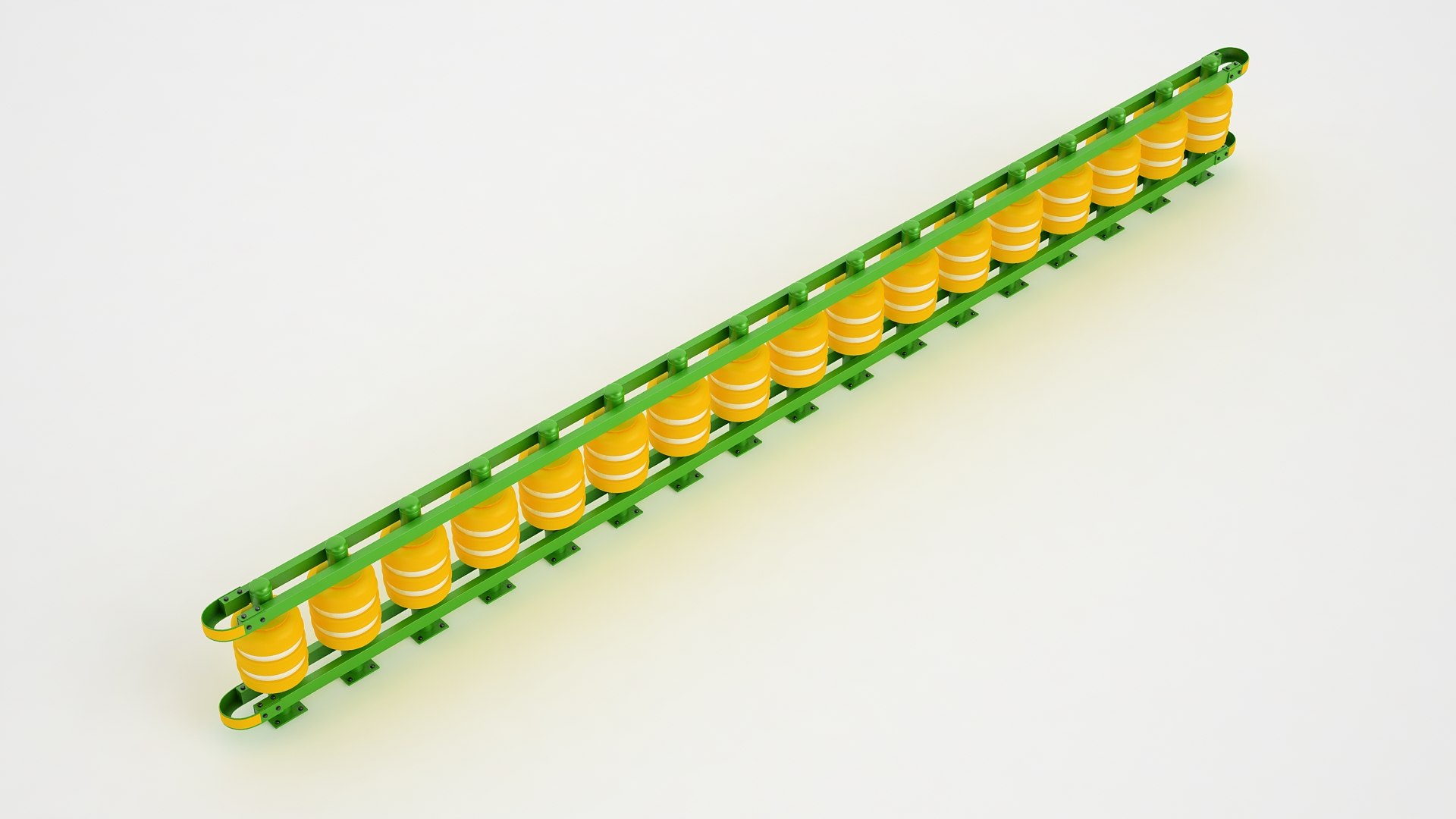 Safety Roller Barrier 3D Model - TurboSquid 1622010