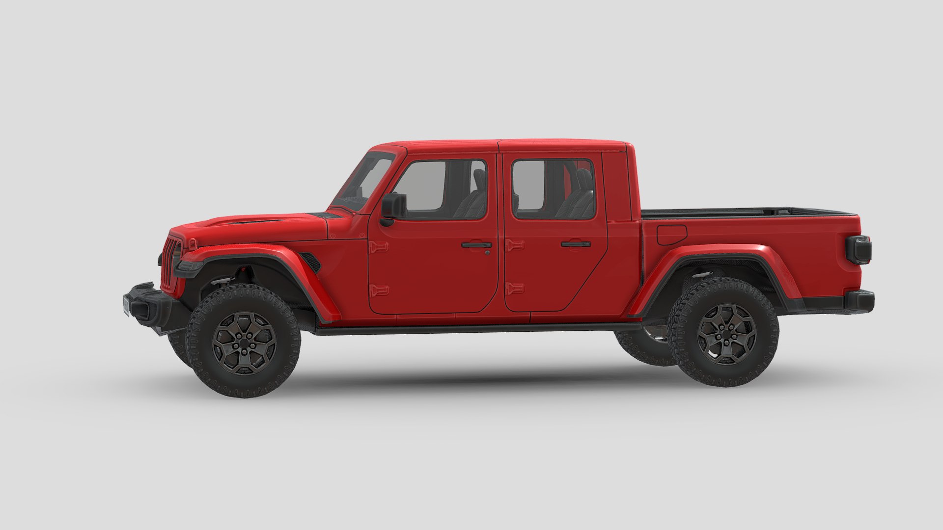 Low Poly Car - Jeep Gladiator Rubicon 2020 Model - TurboSquid 2087212