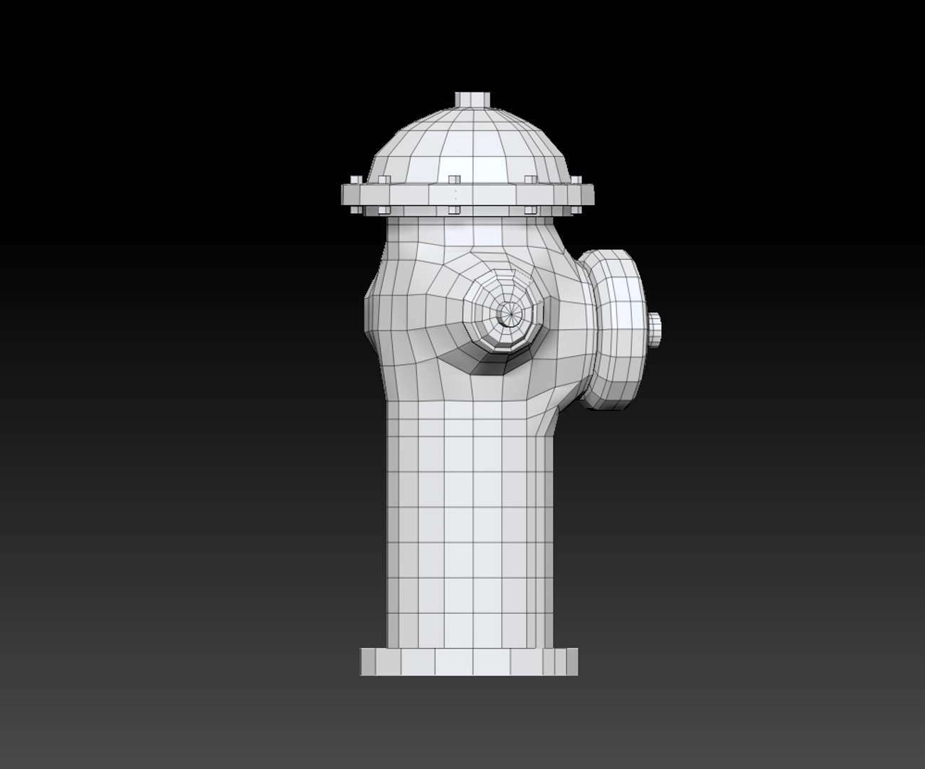 3d hydrant model