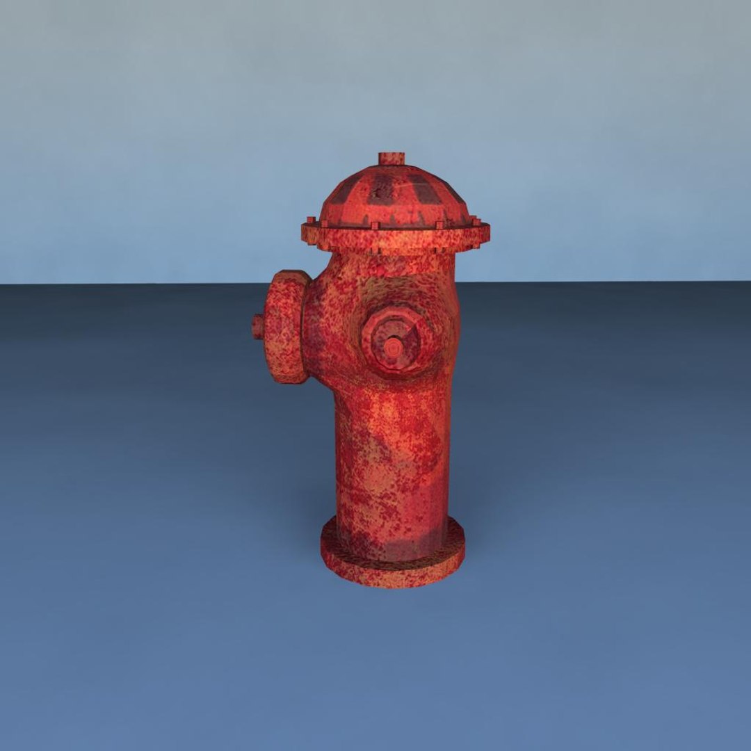 3d hydrant model