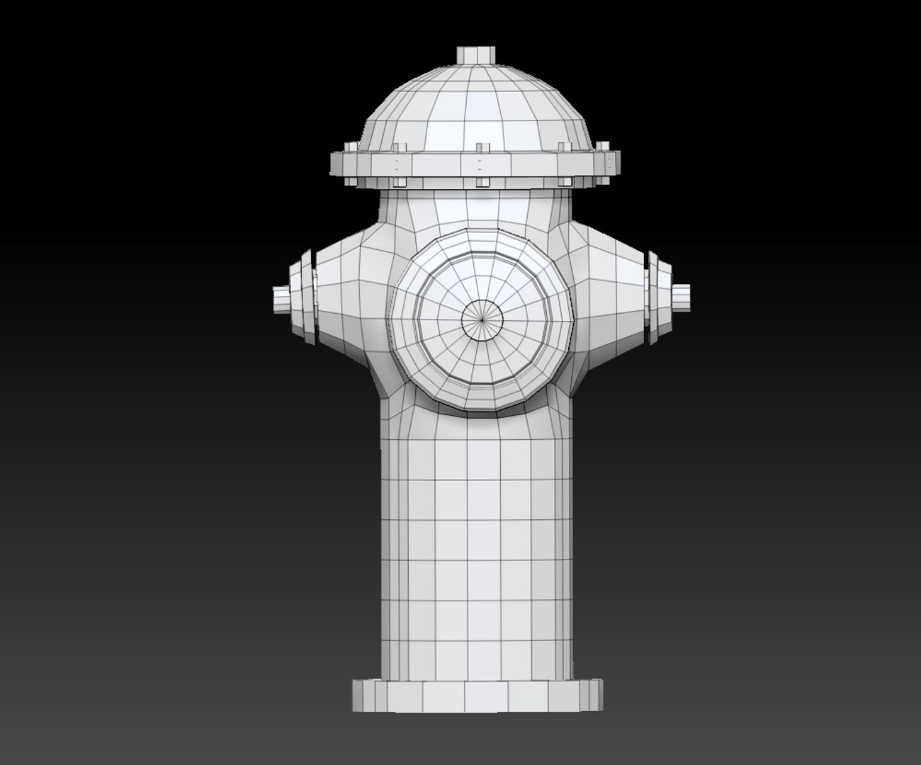 3d hydrant model