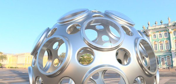modelo 3d ESFERA C60 SYFY - TurboSquid 1438499