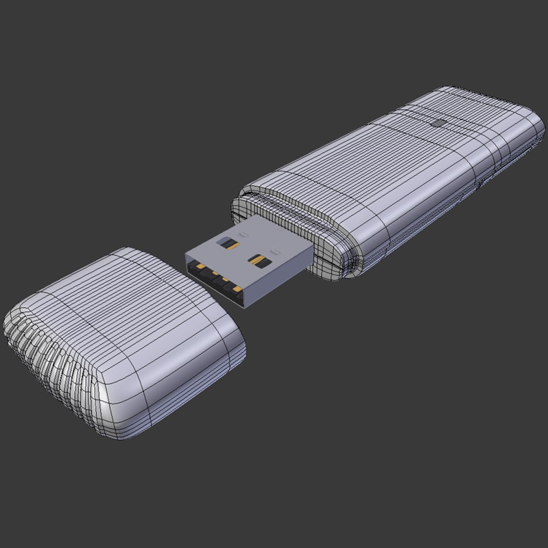 3d Model Hspa Usb Stick