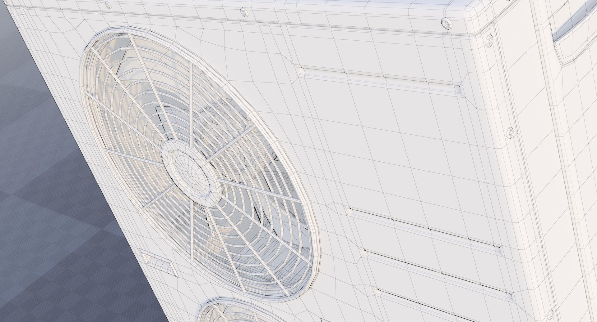 Outdoor twin unit 3D model - TurboSquid 1303012