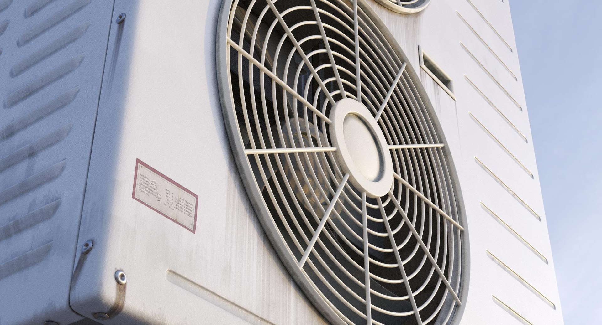 Outdoor twin unit 3D model - TurboSquid 1303012