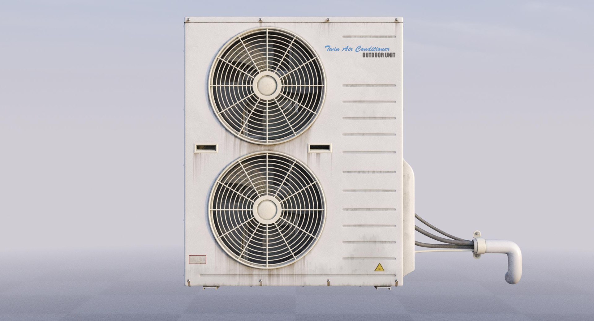 Outdoor twin unit 3D model - TurboSquid 1303012