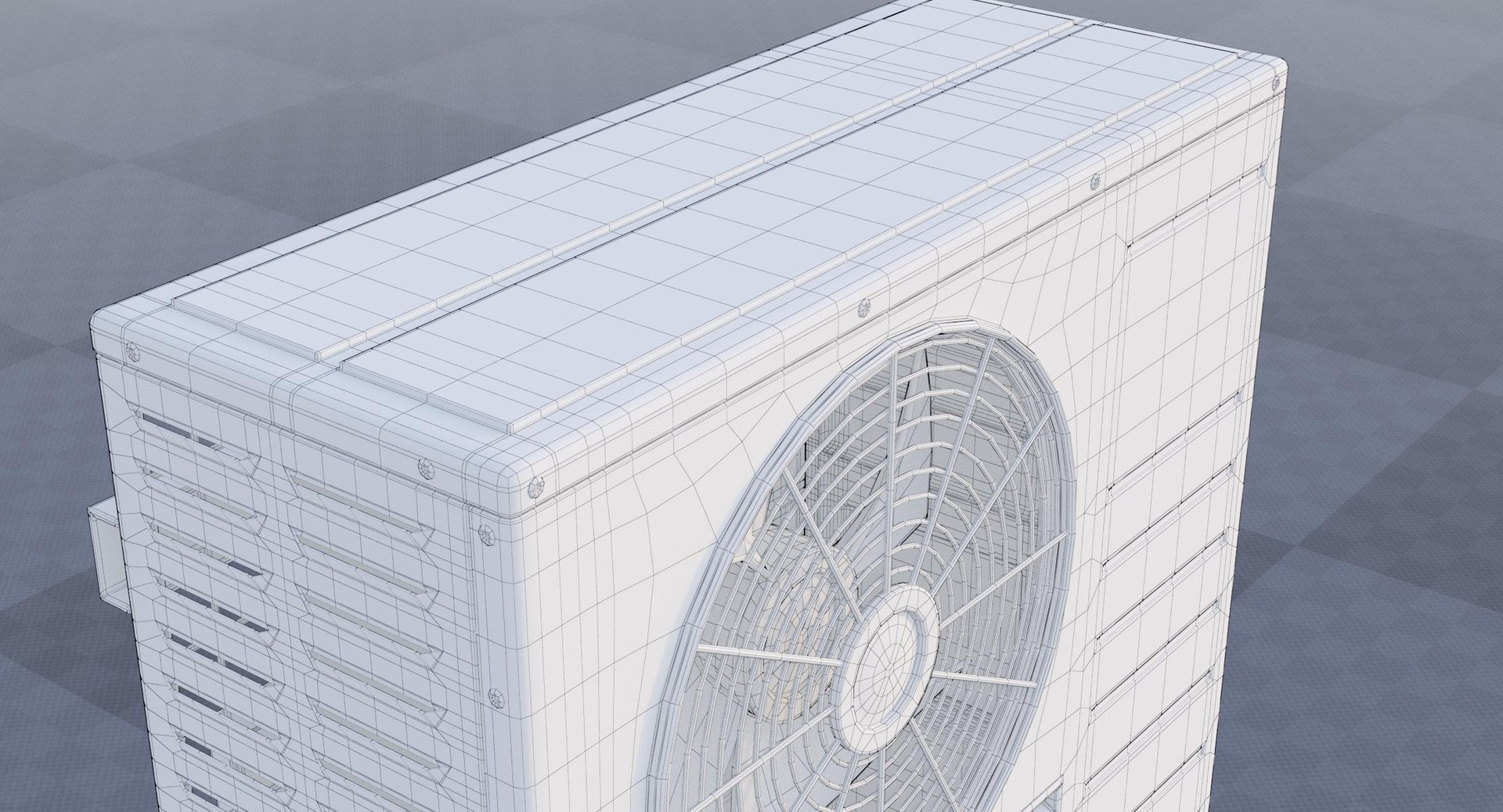 Outdoor twin unit 3D model - TurboSquid 1303012