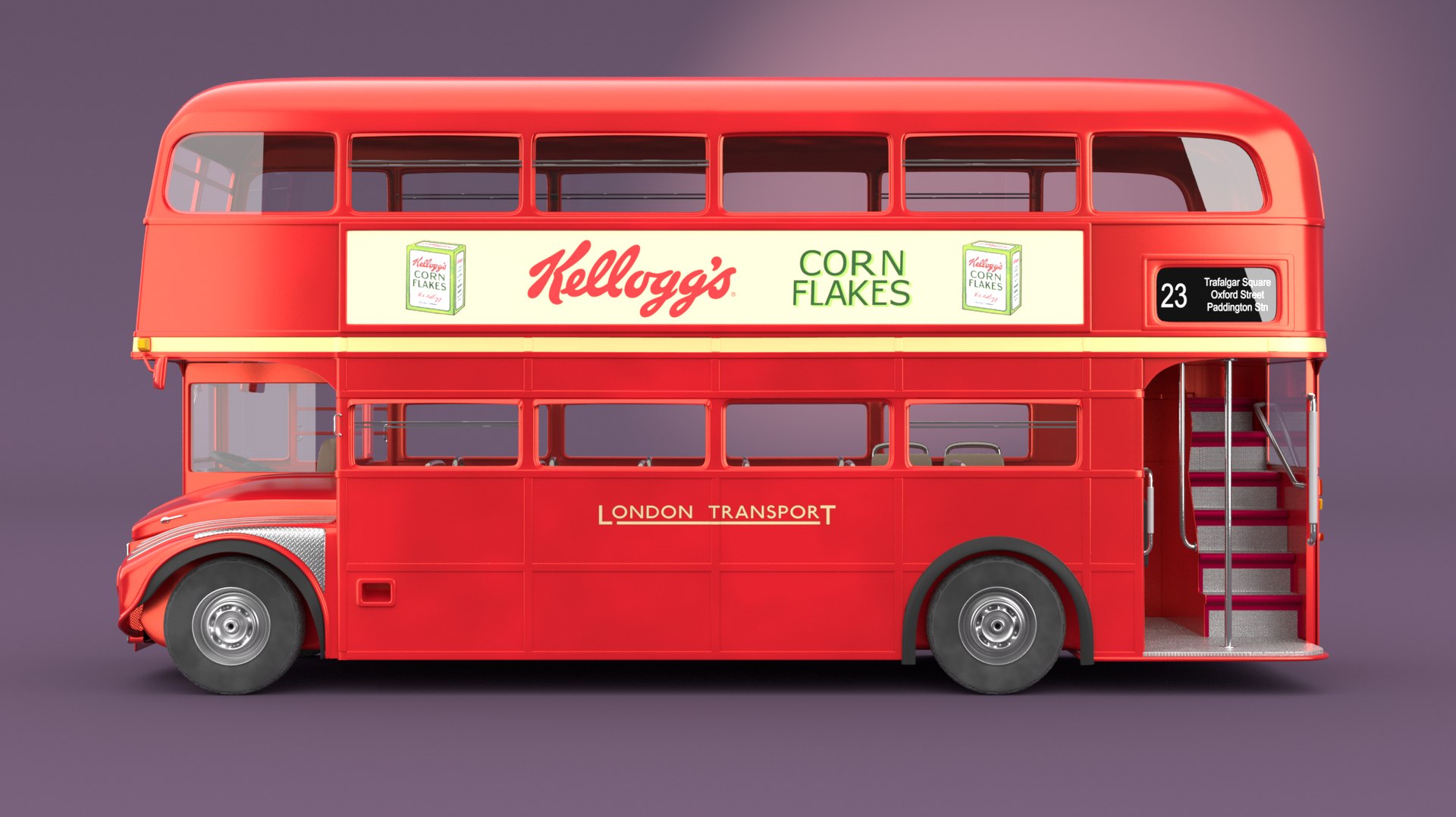 3d Model London Bus
