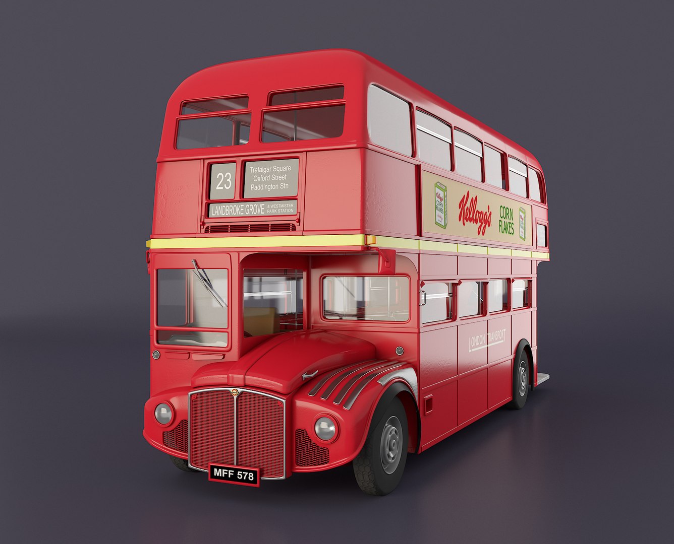 3d Model London Bus