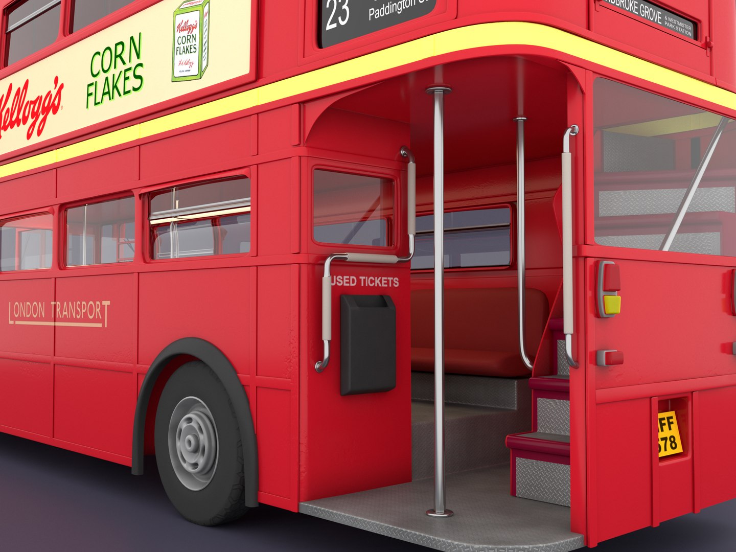 3d Model London Bus