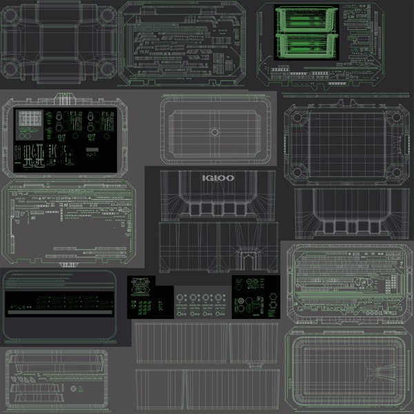 modelo 3d Cooler Collection - TurboSquid 2053505