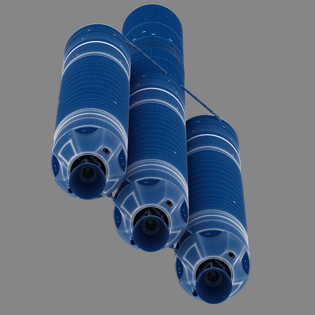 Delta Iv Heavy Rocket 3d Model