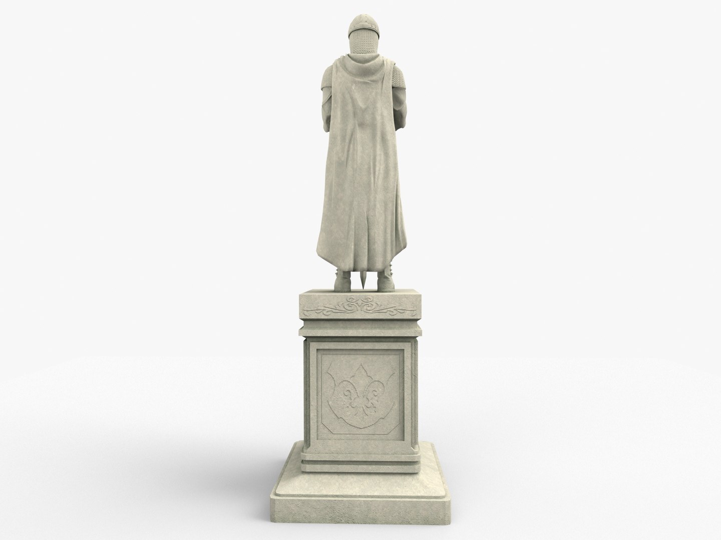 Medieval Knight Statue Model - TurboSquid 2045516