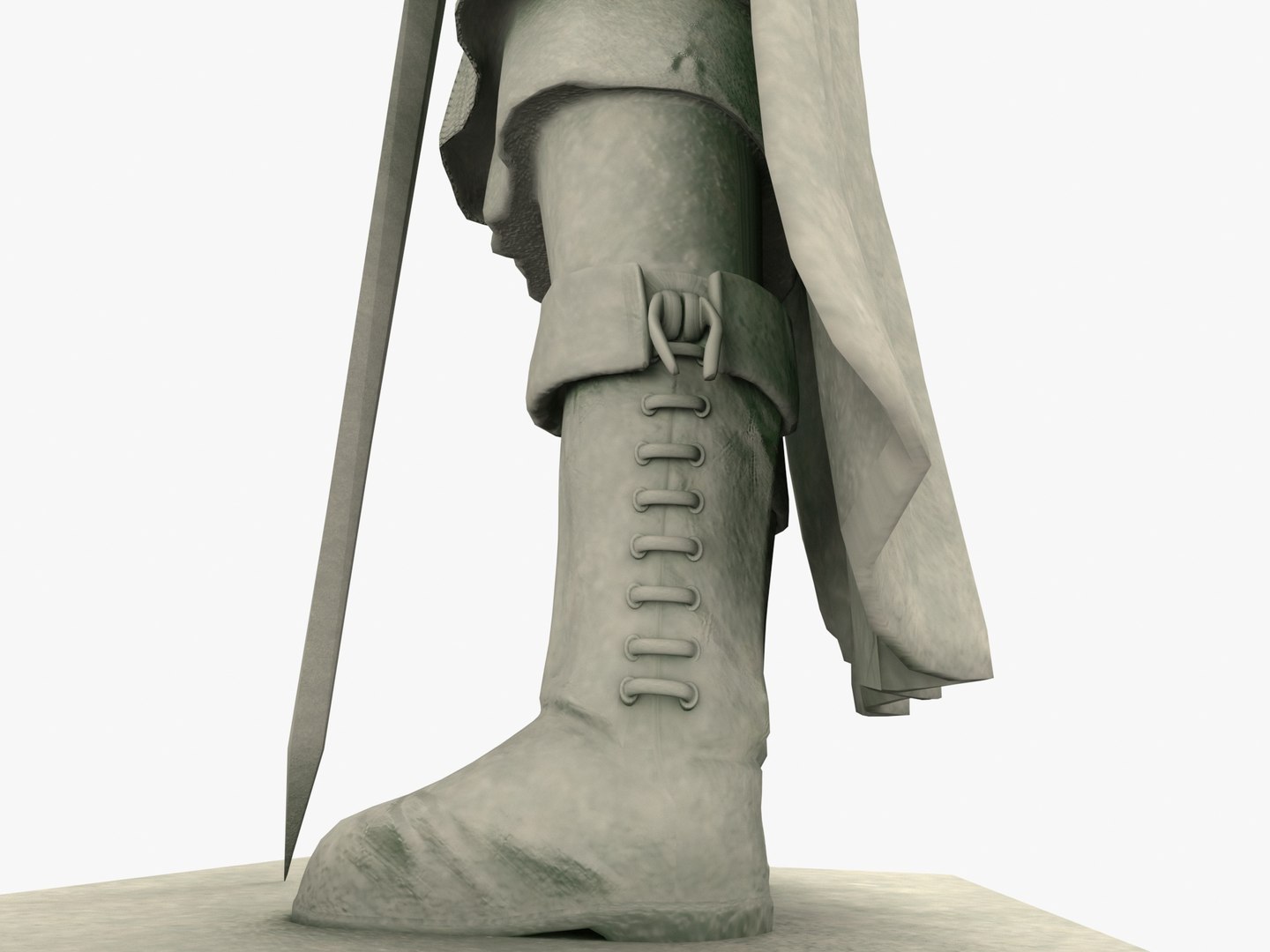Medieval Knight Statue Model - TurboSquid 2045516