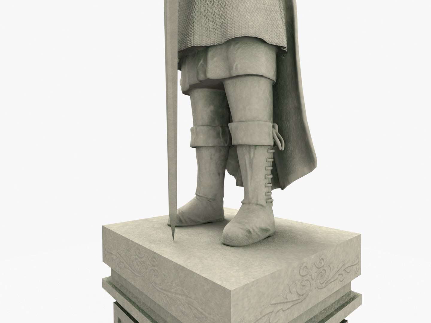 Medieval Knight Statue Model - TurboSquid 2045516