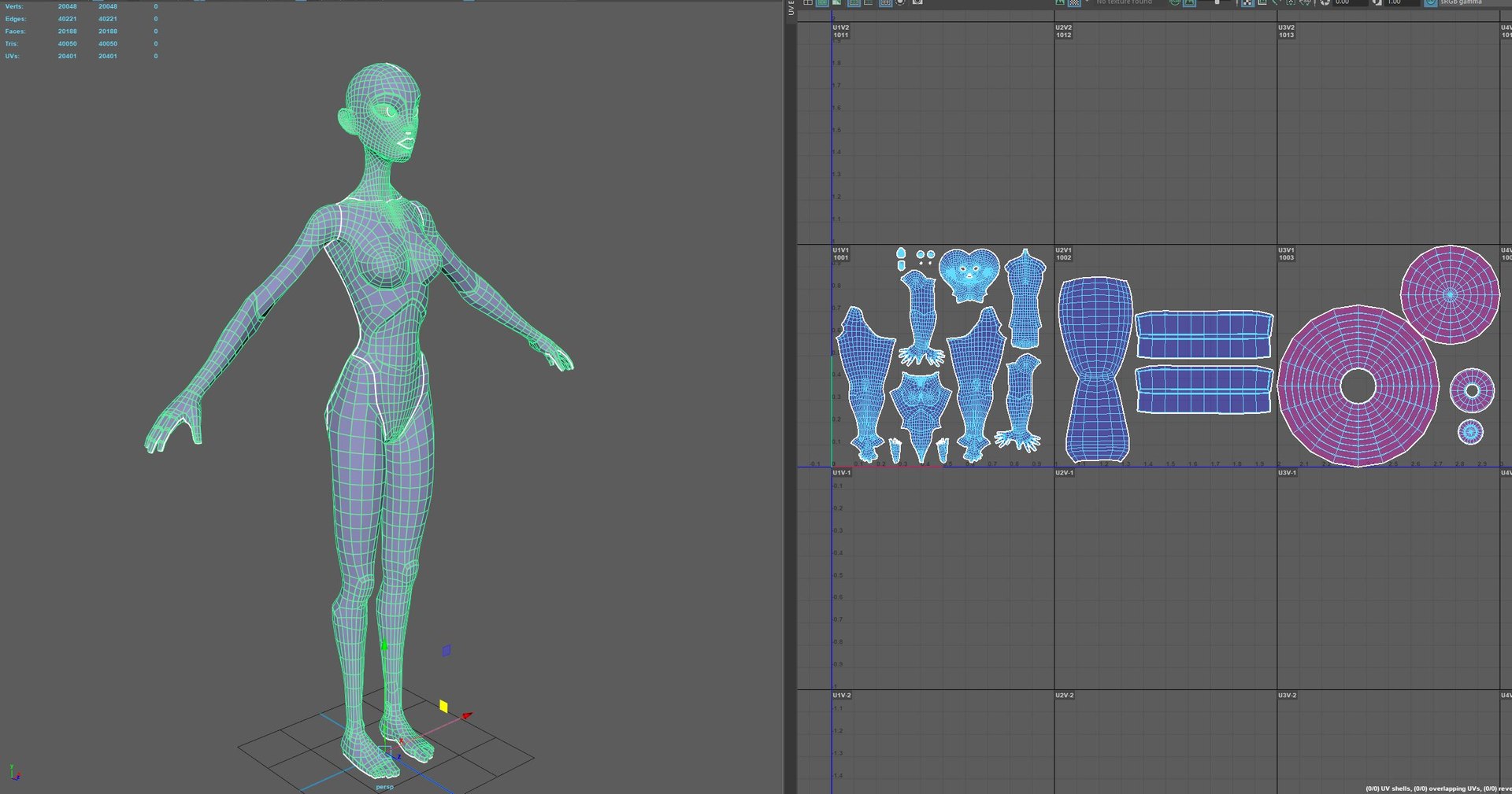 Stylised Female Base Model - TurboSquid 1746929