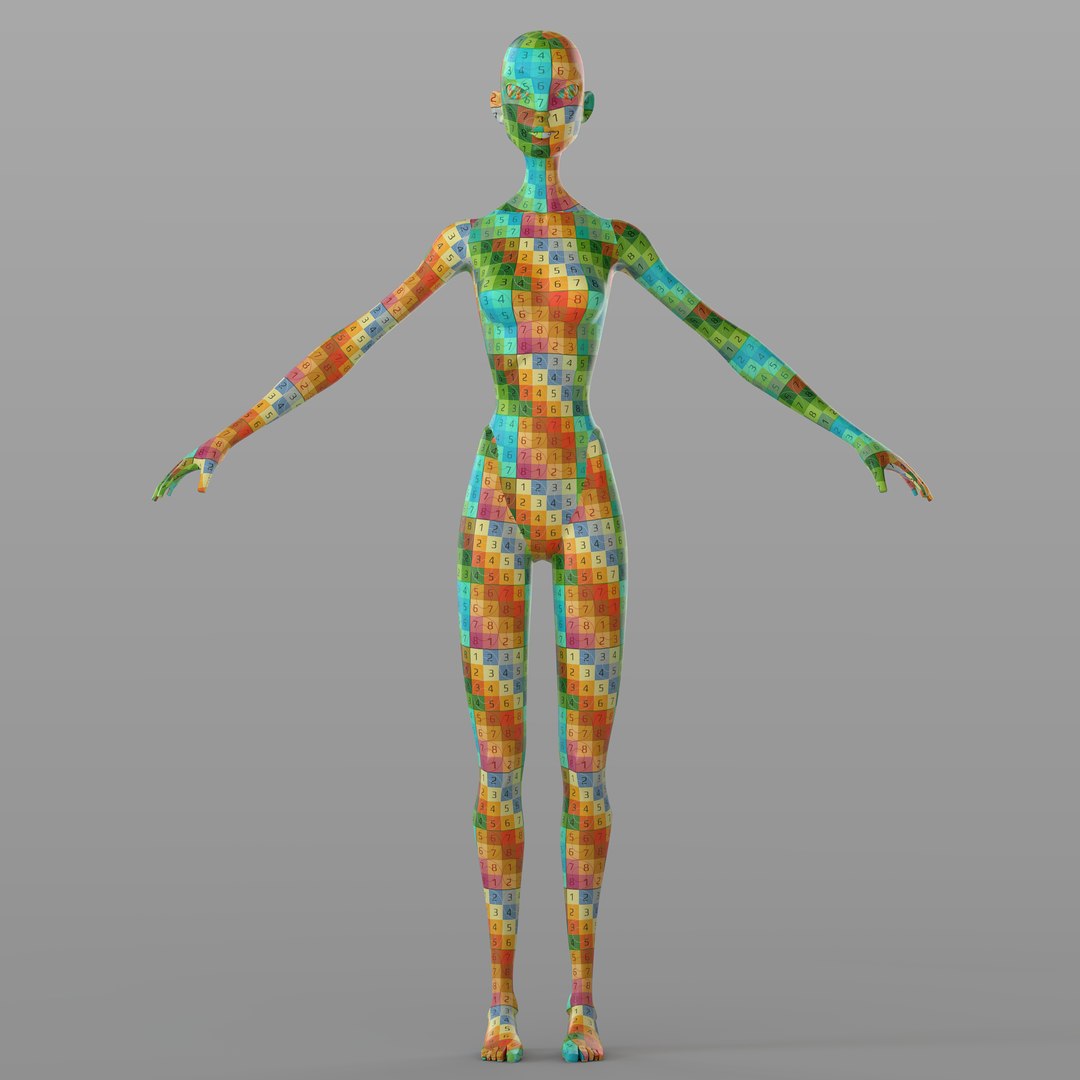 Stylised Female Base Model - TurboSquid 1746929