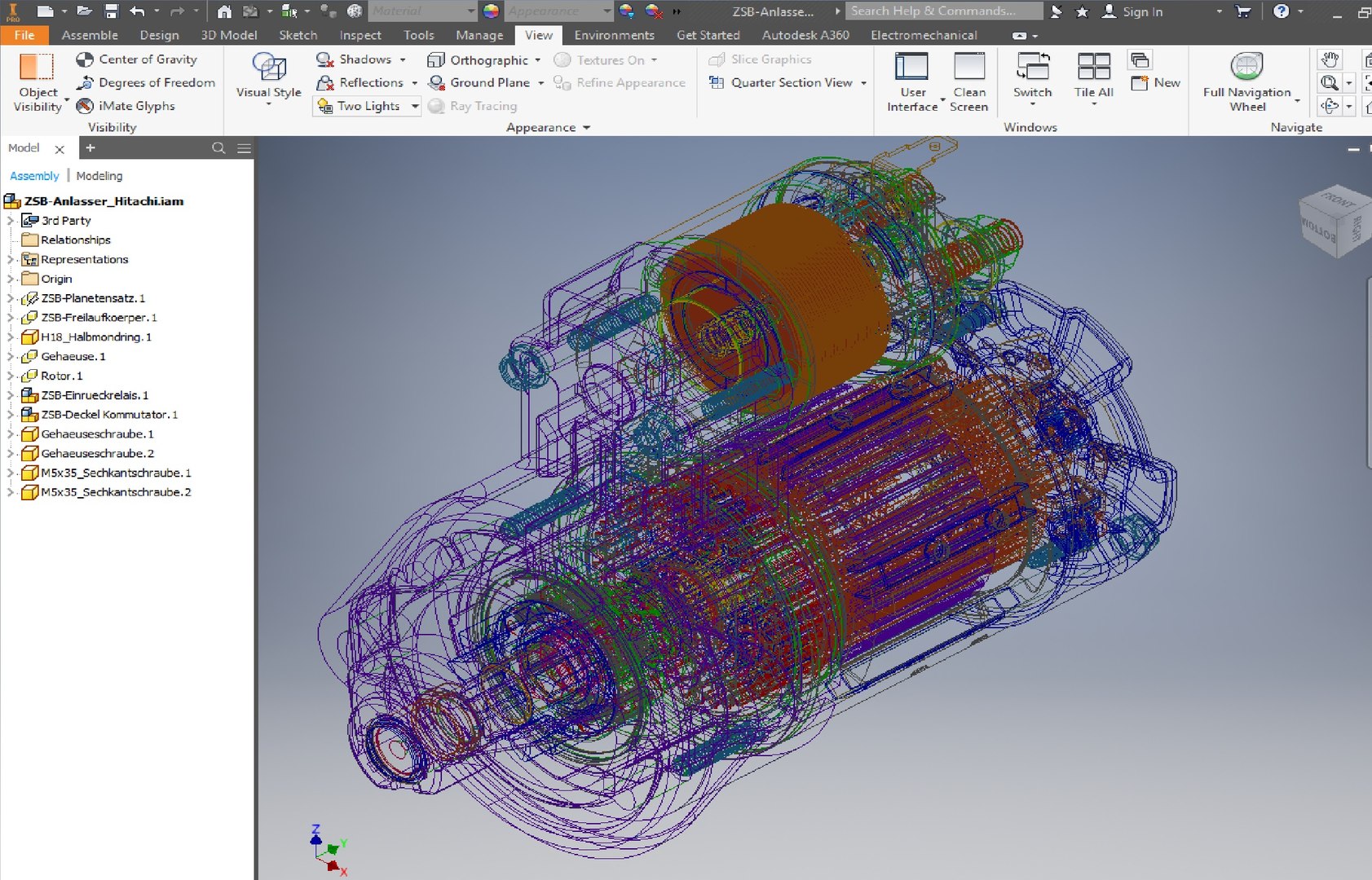 3D Hitachi-starter-for-vehicles - TurboSquid 1852293