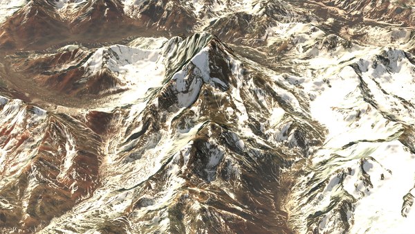 Mountains terrain landscape andes 3D - TurboSquid 1646875