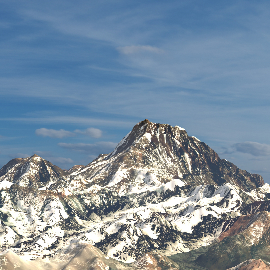 Mountains terrain landscape andes 3D - TurboSquid 1646875