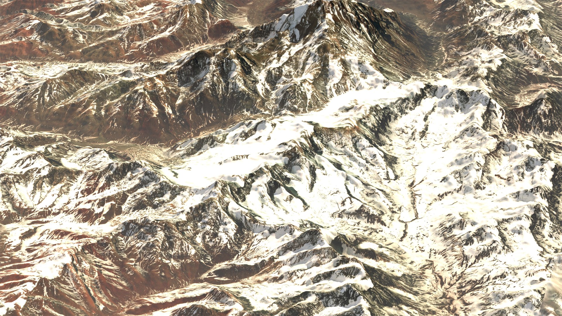 Mountains Terrain Landscape Andes 3D - TurboSquid 1646875