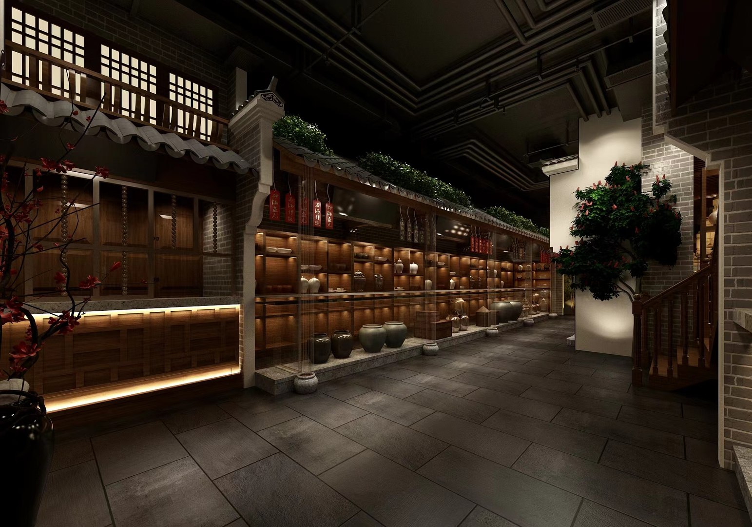 3D Chinese Restaurant Model - TurboSquid 2116130
