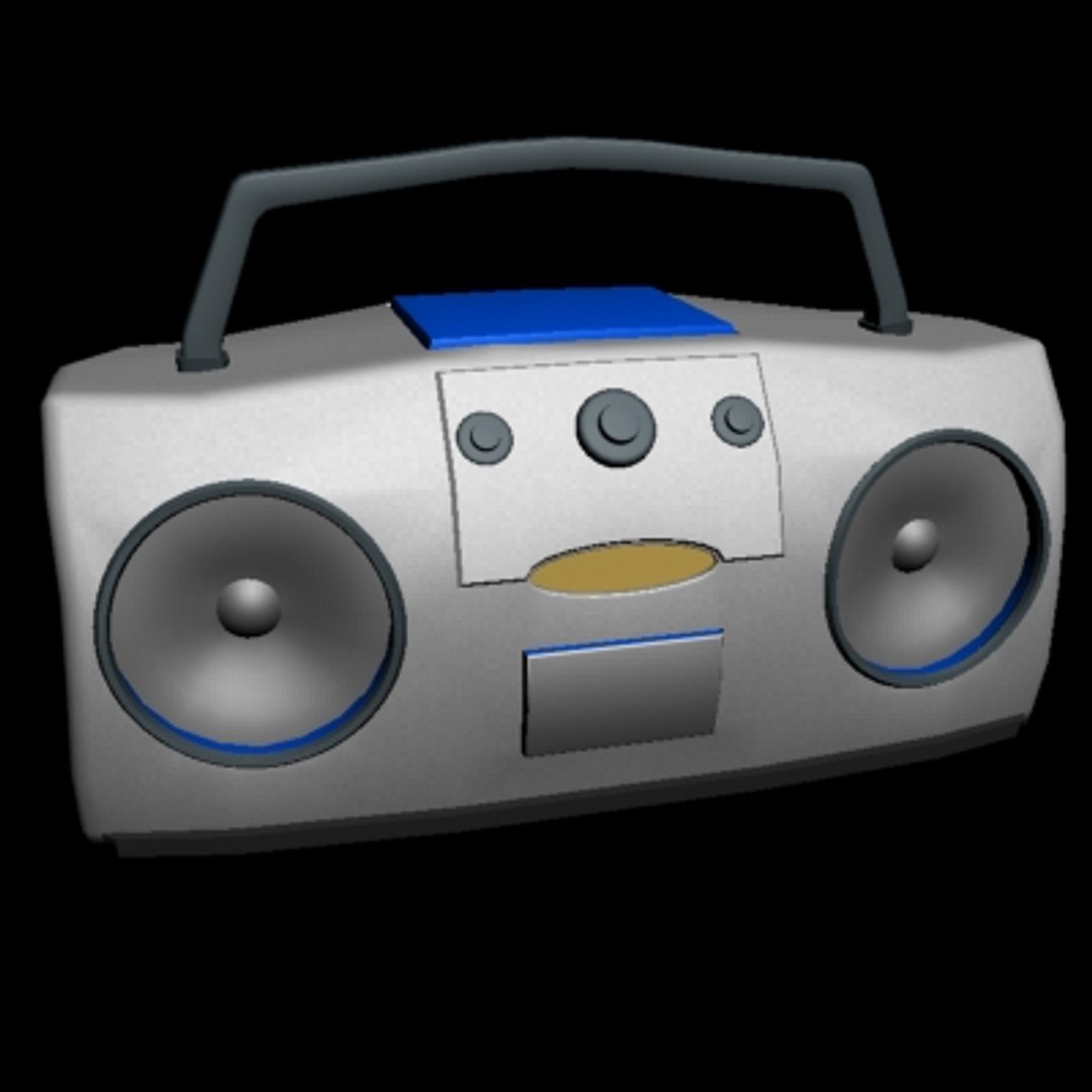 boom box 3d model