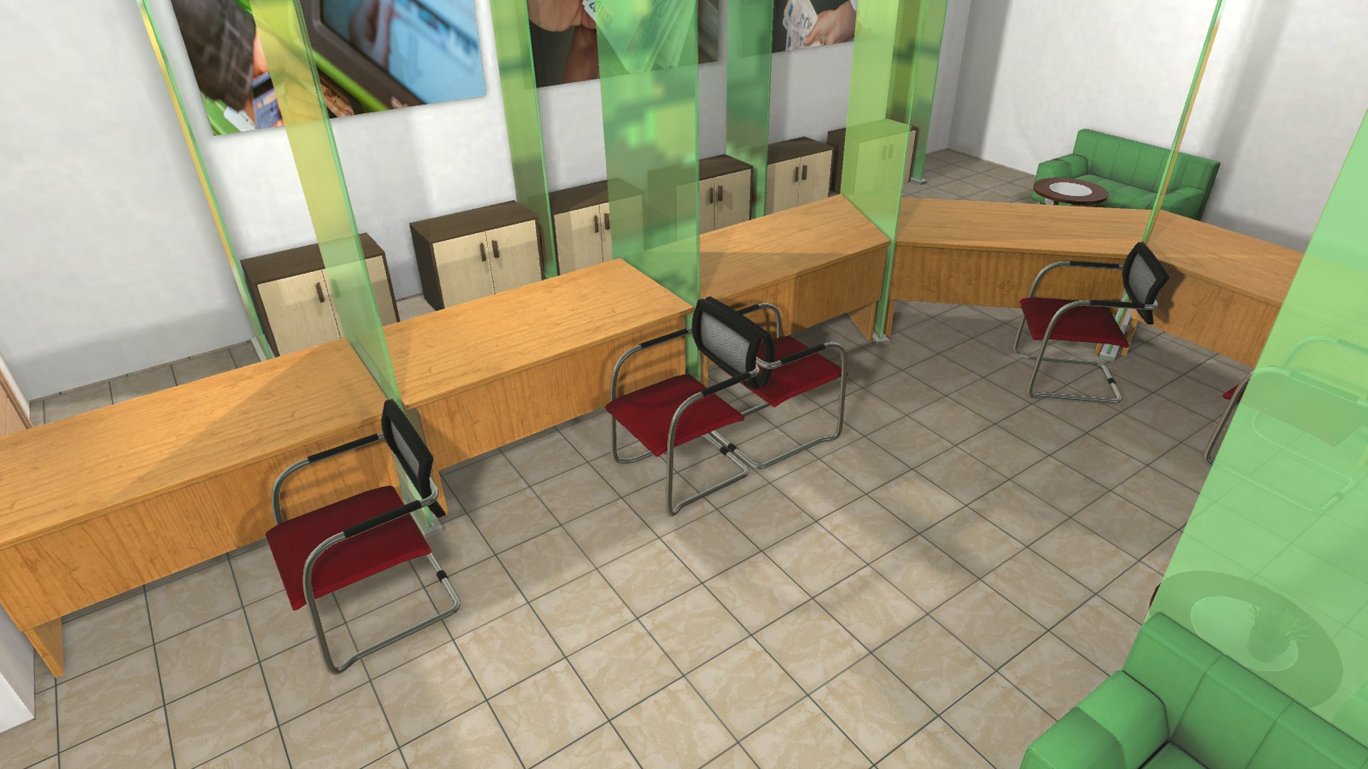Vr Department Bank - 3D Model - TurboSquid 1416291