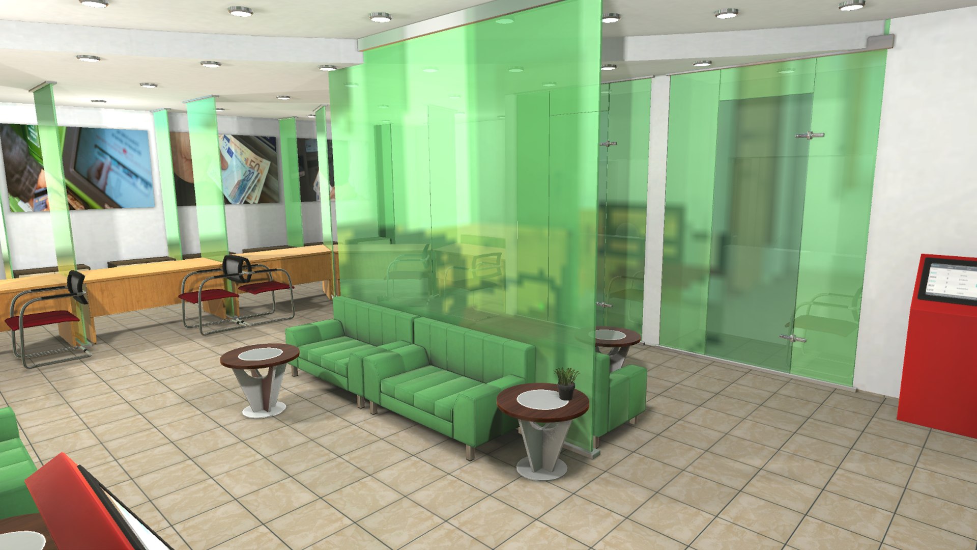 Vr Department Bank - 3D Model - TurboSquid 1416291