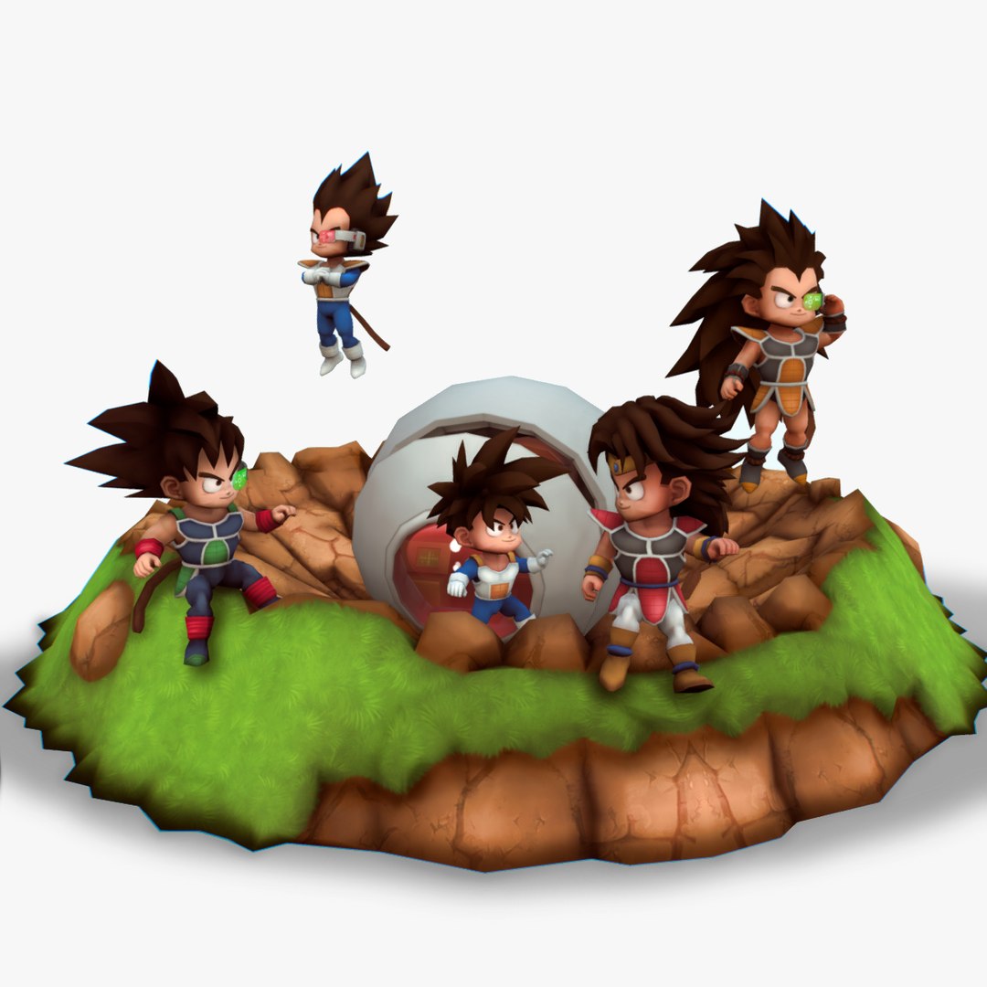 Saiyan Warriors 3D Model - TurboSquid 1723708